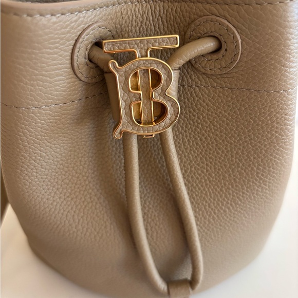 Bags | Burberry Mini Tb Bucket Bag | Poshmark